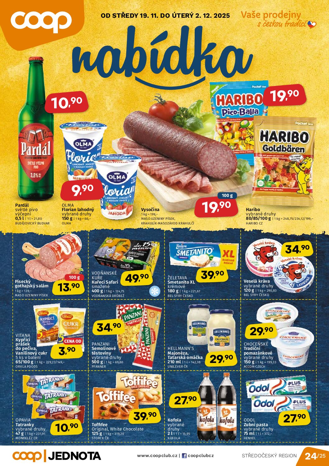 Leták Nabídka | COOP Hořovice